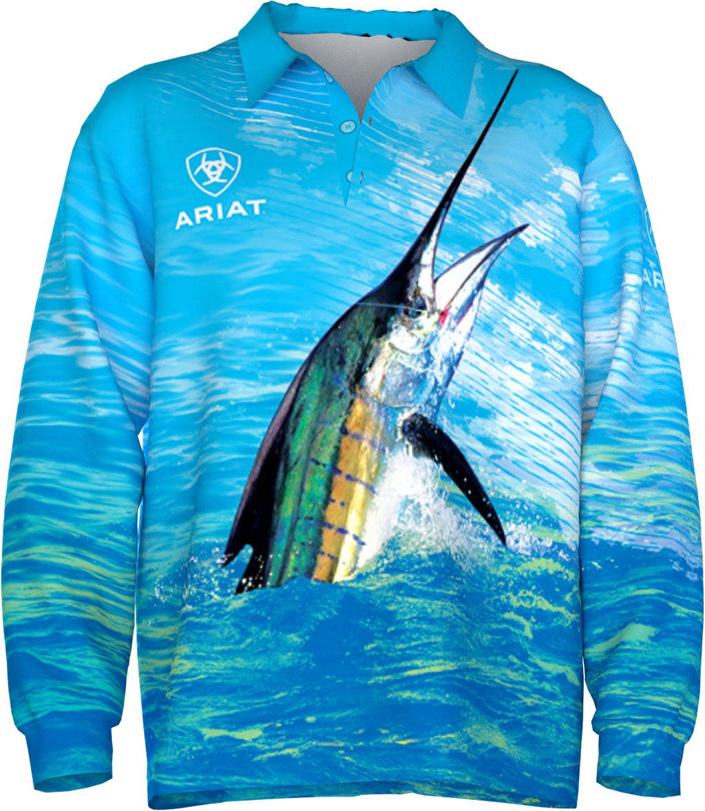 4006CLSP Ariat Kids Fishing Shirt Mr Marlin – LittleBit Country