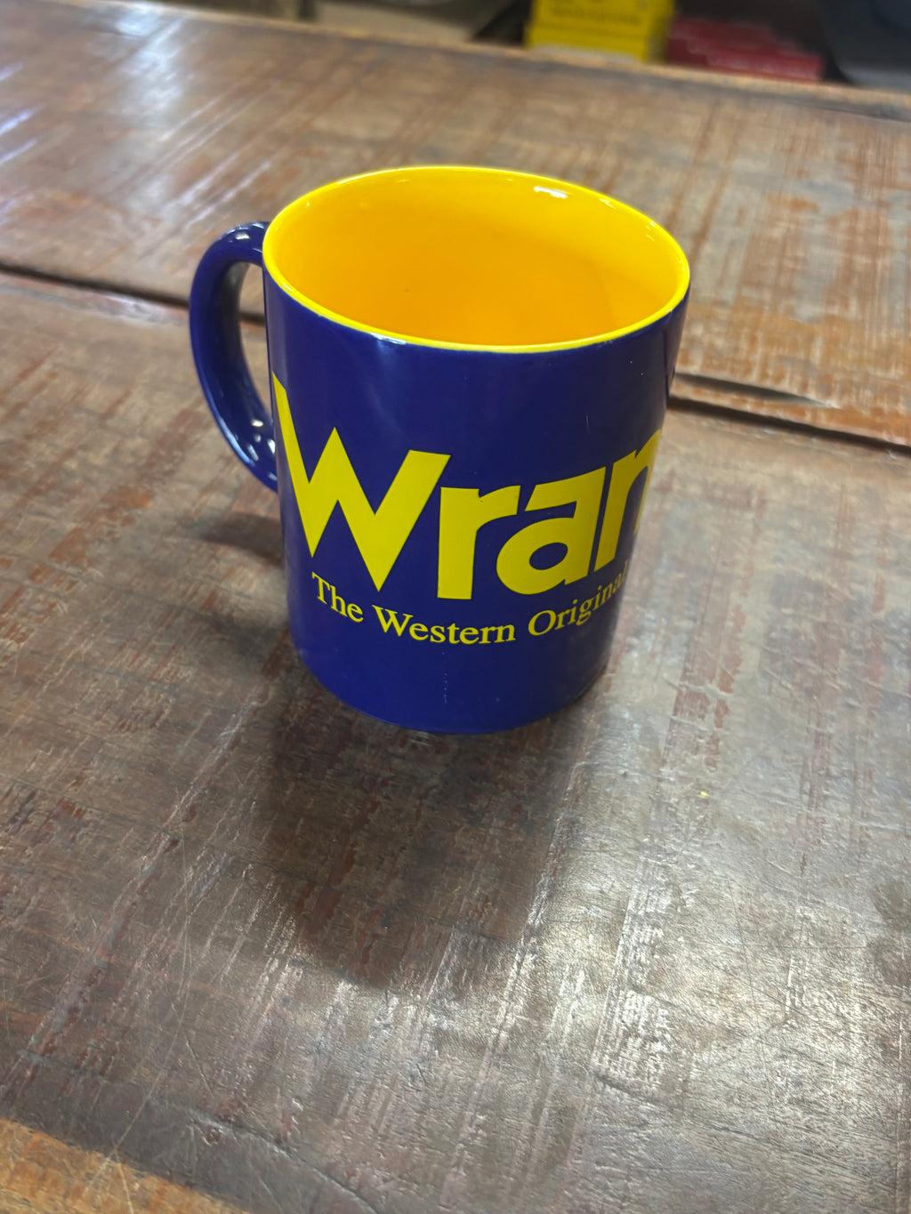 XPR1919MUG Wrangler Logo Mug Blue – LittleBit Country