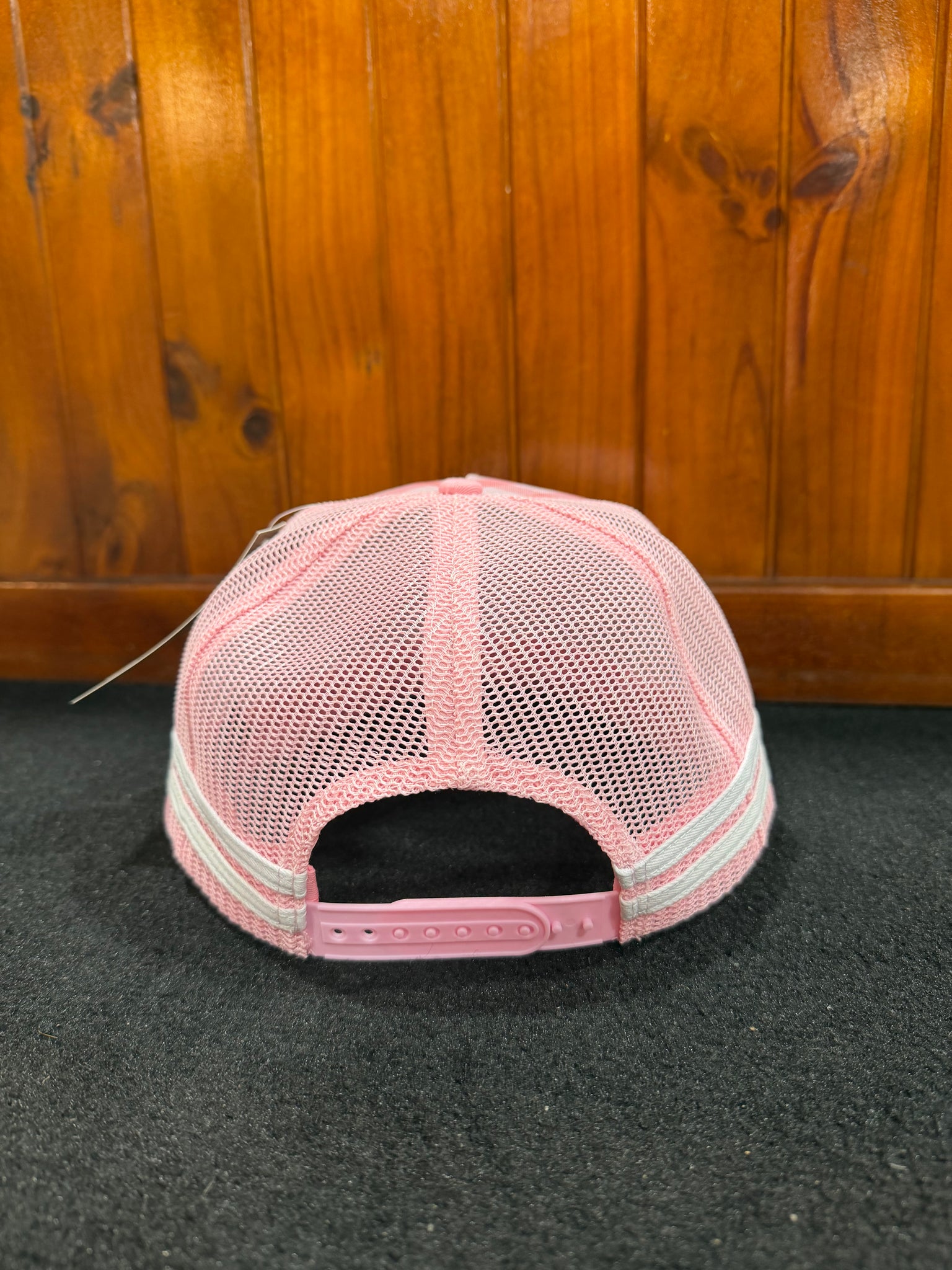 RC2402 Pink Check Roper Cap – LittleBit Country