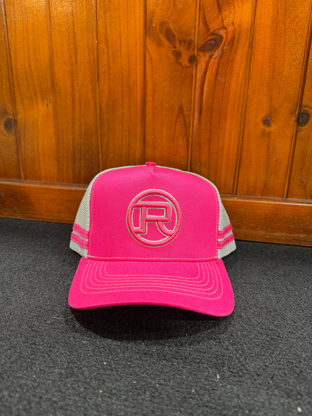 RC2412 Roper Logo Trucker Cap Pink – LittleBit Country