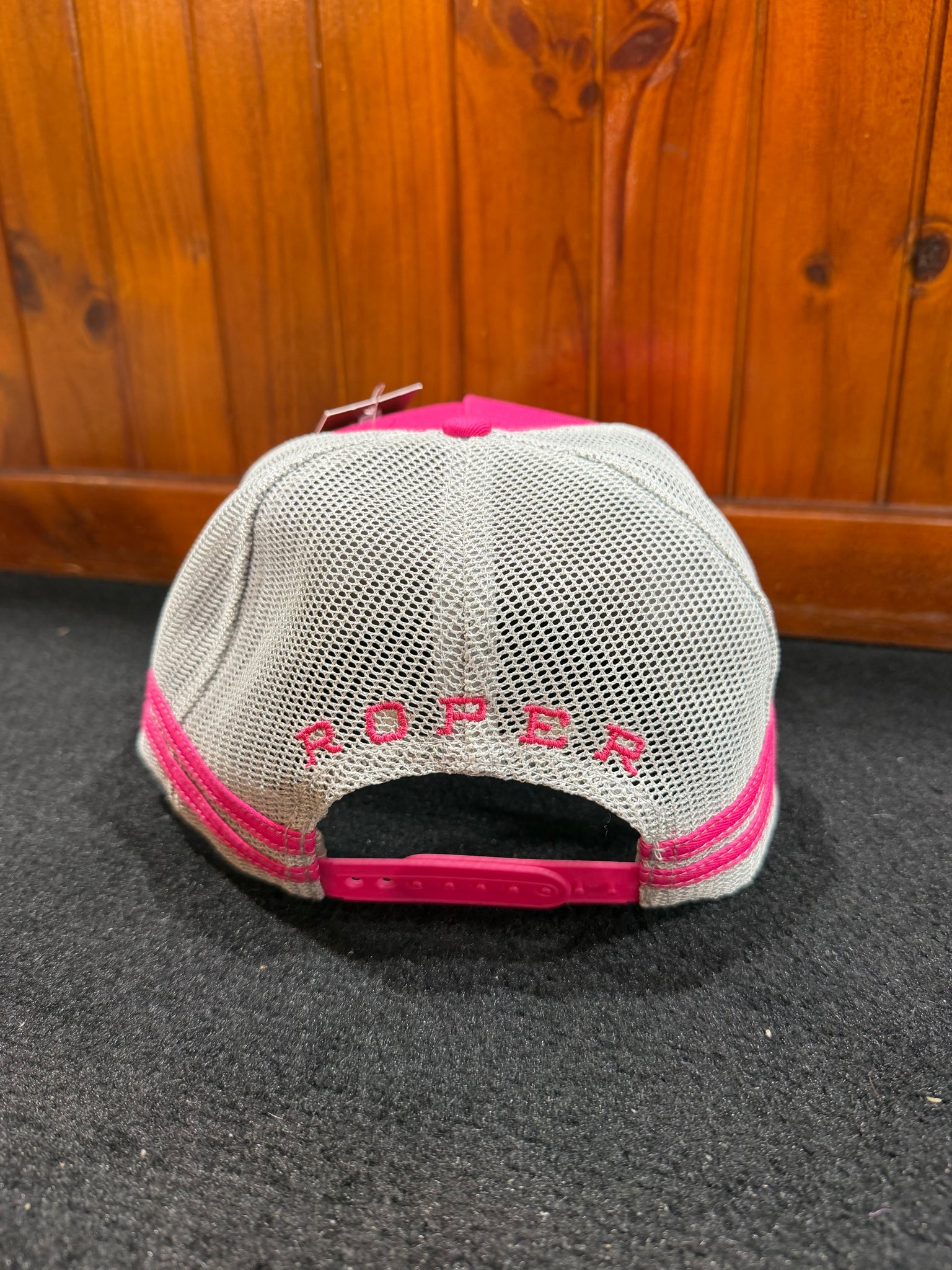 RC2412 Roper Logo Trucker Cap Pink – LittleBit Country